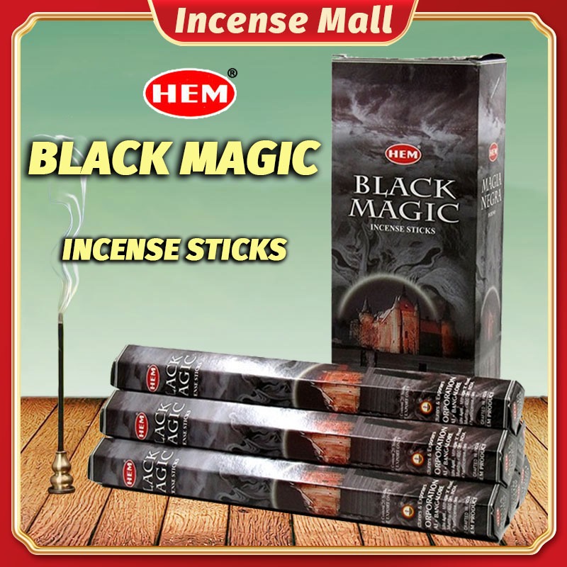 HEM Black Magic Incense Sticks (20 Sticks Per Pack) | Shopee Philippines