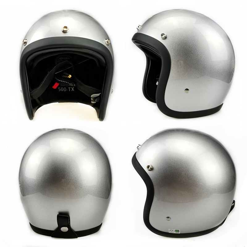 TT&CO Scooter Riding Helmet classic retro Motorcycle Helmet Lightweight ...