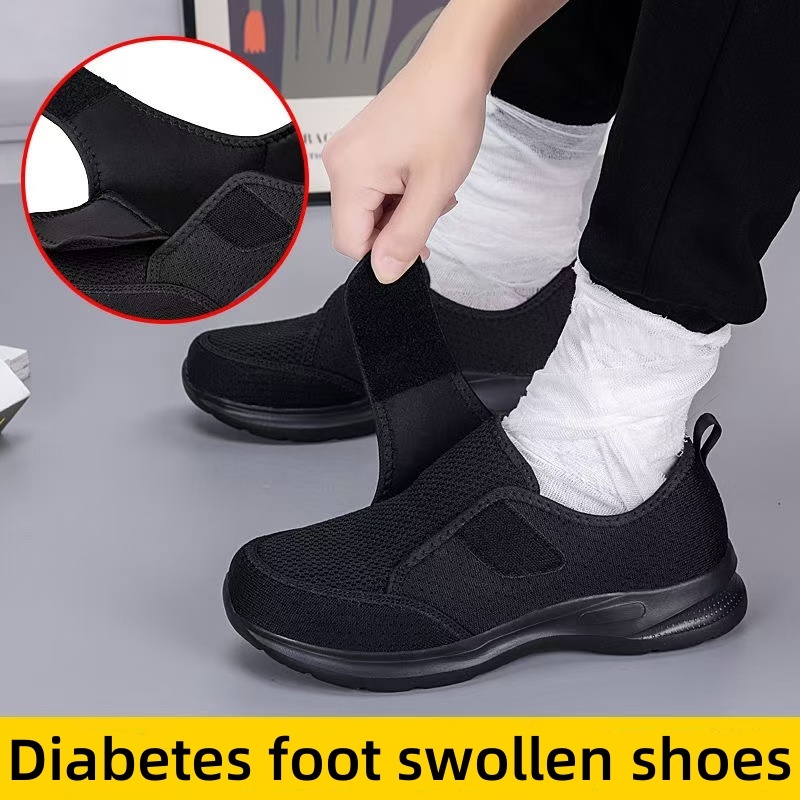 Diabetic Shoes for Women Men Wide Width Walking Shoes Slip-On ...