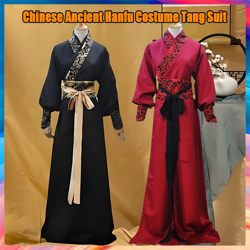 Chinese Ancient Hanfu Costume Tang Suit Traditional Clothes for Men ...