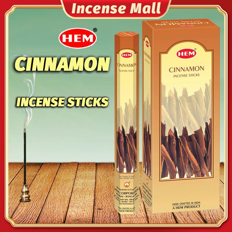 HEM Cinnamon Incense Sticks (20 Sticks Per Pack) | Shopee Philippines
