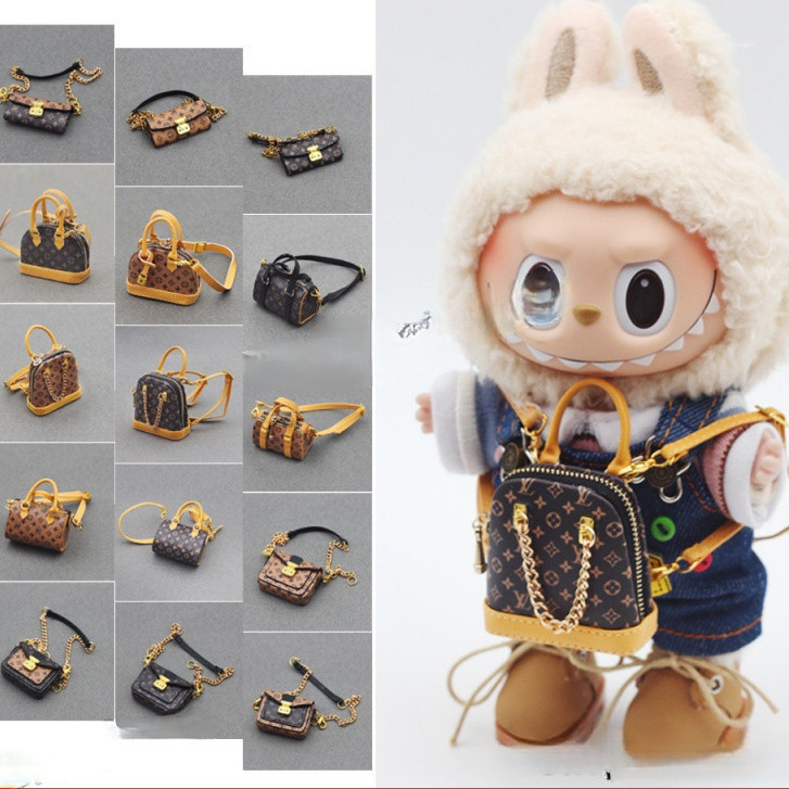 Labubu Bag Bao Ao OB11 Macaroon Babu V1 V2 Upset Duck Monchichichi ...