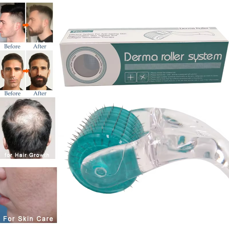 DRS 192 Real Needle Derma Roller System Microneedle for Hair Regrowth ...