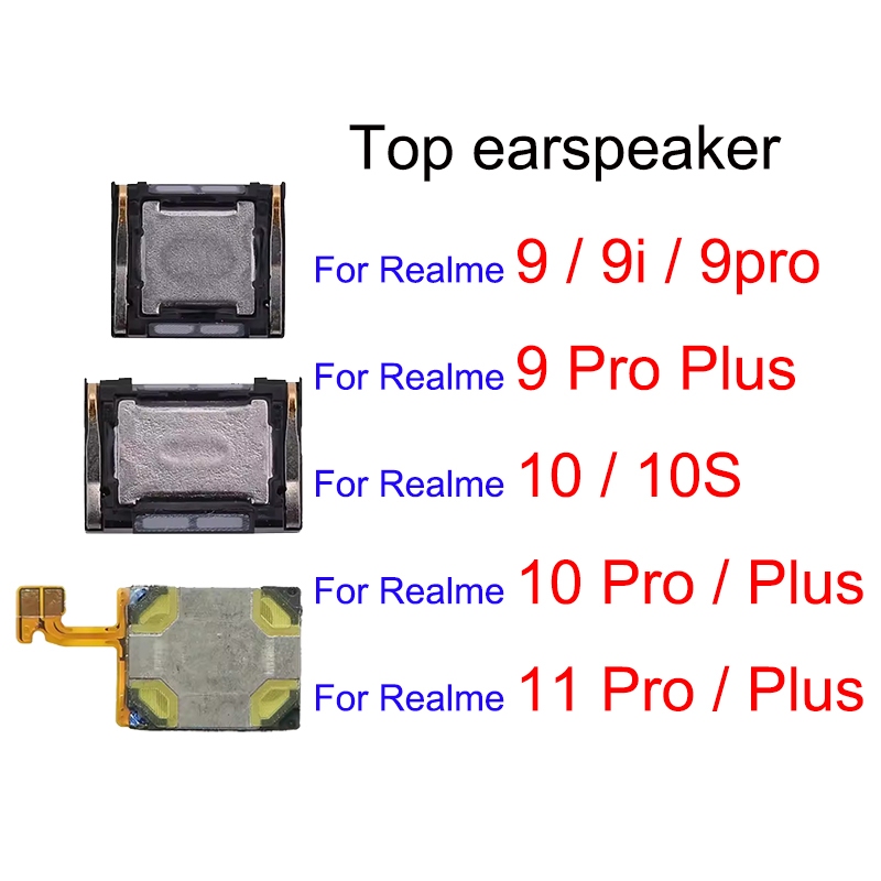 Top Earspeaker Earpiece Calling Voice Ear Speaker For Realme 9 9i 10 10S 11 Pro Plus 4G 5G ...