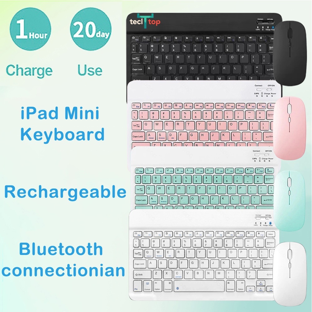 10inch Universal Wireless Bluetooth Keyboard Mouse Set For Laptop Mobile Keyboard Mini Bluetooth