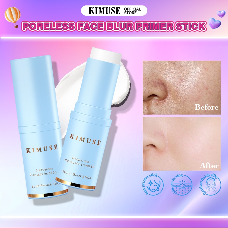 KIMUSE Poreless Face Blur Primer Stick Minimizes Pores & Flawless ...