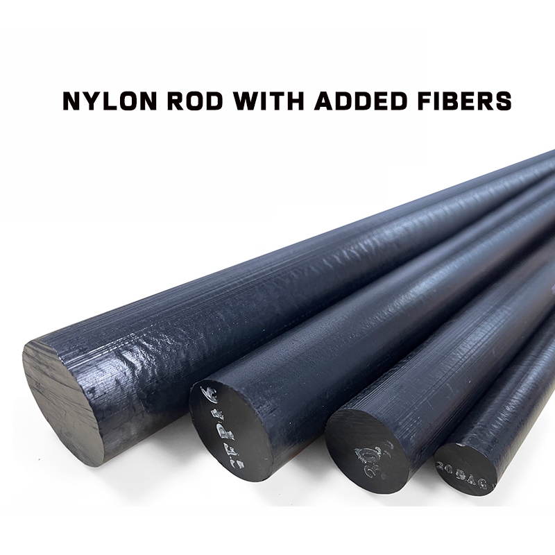 Imported Black Plus Glass Fiber Nylon Rod gf30 Enhanced pa6 Plus Fiber ...