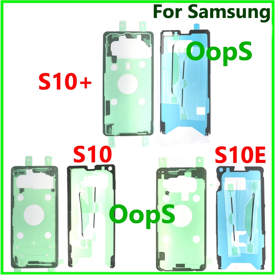 Back Adhesive For Samsung Galaxy S10 Plus S10E Rear LCD Screen Back ...