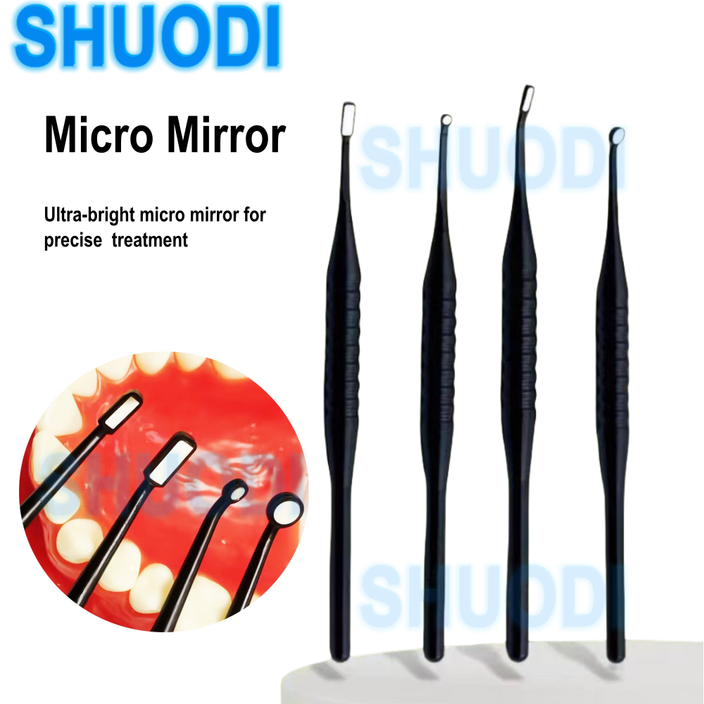 Dental Micro Mouth Mirror Reflector with Detachable Handle ...