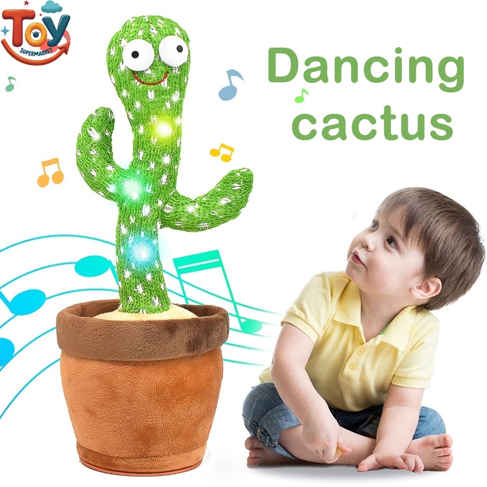 Dancing Talking Cactus Toy With 120 Songs For Baby Boys And Girls ...