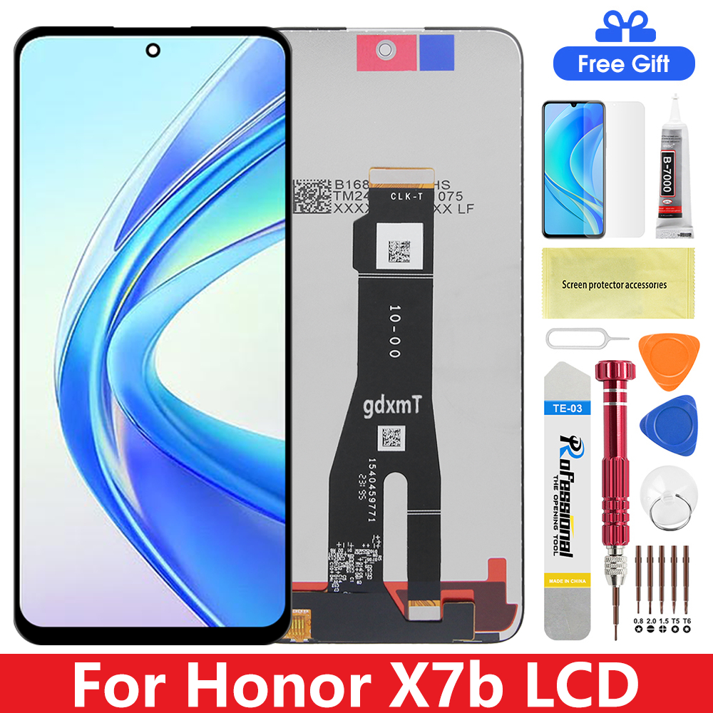 For Honor X7b LCD Display CLK-LX1 CLK-LX2 CLK-LX3 Digitizer Touch ...