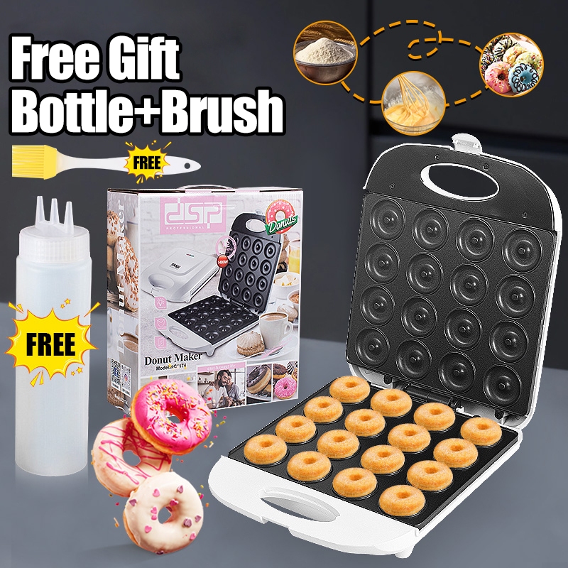 INHDBOX 16 mini donut maker machine waffle maker sandwiches breakfast ...