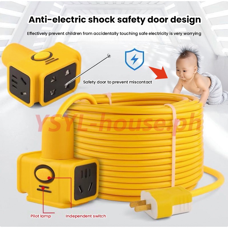 Extension Cord Socket Cable Extension Wire With Swit in Strip | Shopee ...