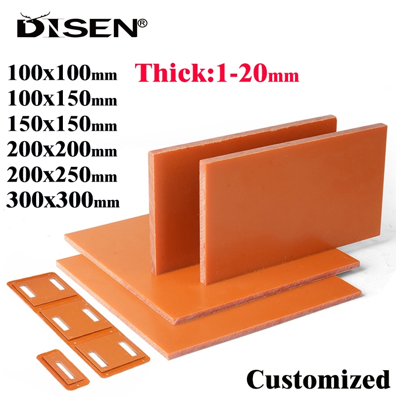 Orange Red Electrical Bakelite Plate Insulation Phenolic Resin Board ...