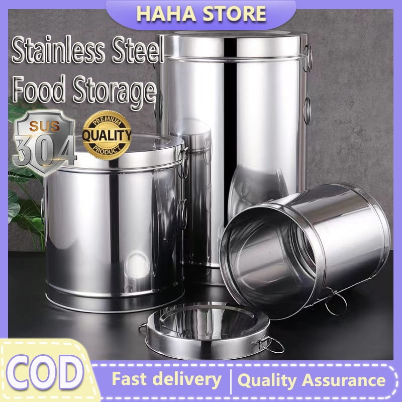 Stainless Closed Rice Storage Rice Dispenser Food Rice Storage ...