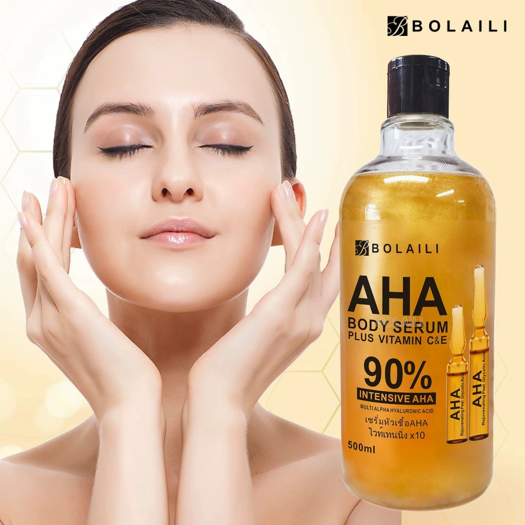 aha body serum aha Gold Liquid Hydrating Firming Brightening Facial ...