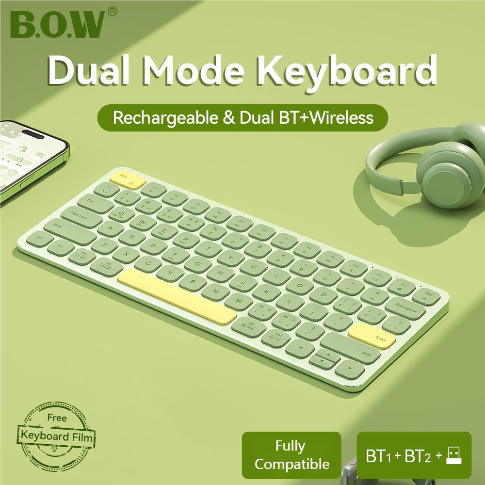 BOW portable 2.4G bluetooth wireless dual-mode keyboard HD286CL ...