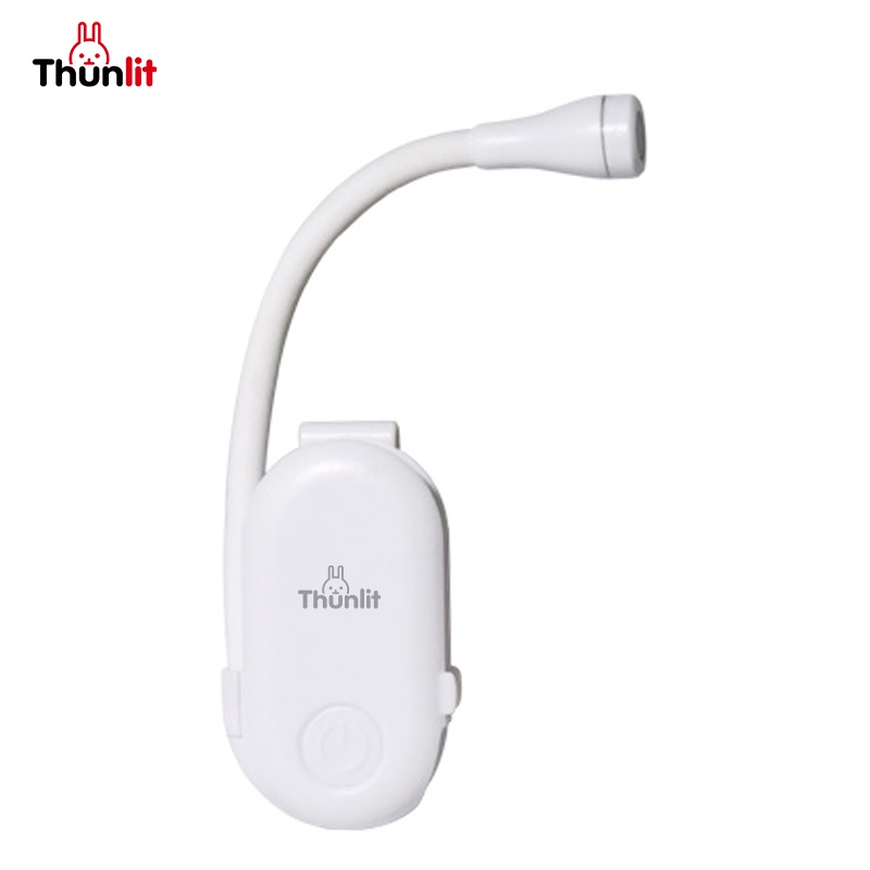Thunlit Mini Clip Light Rechargeable Book Lights for Reading in Bed ...