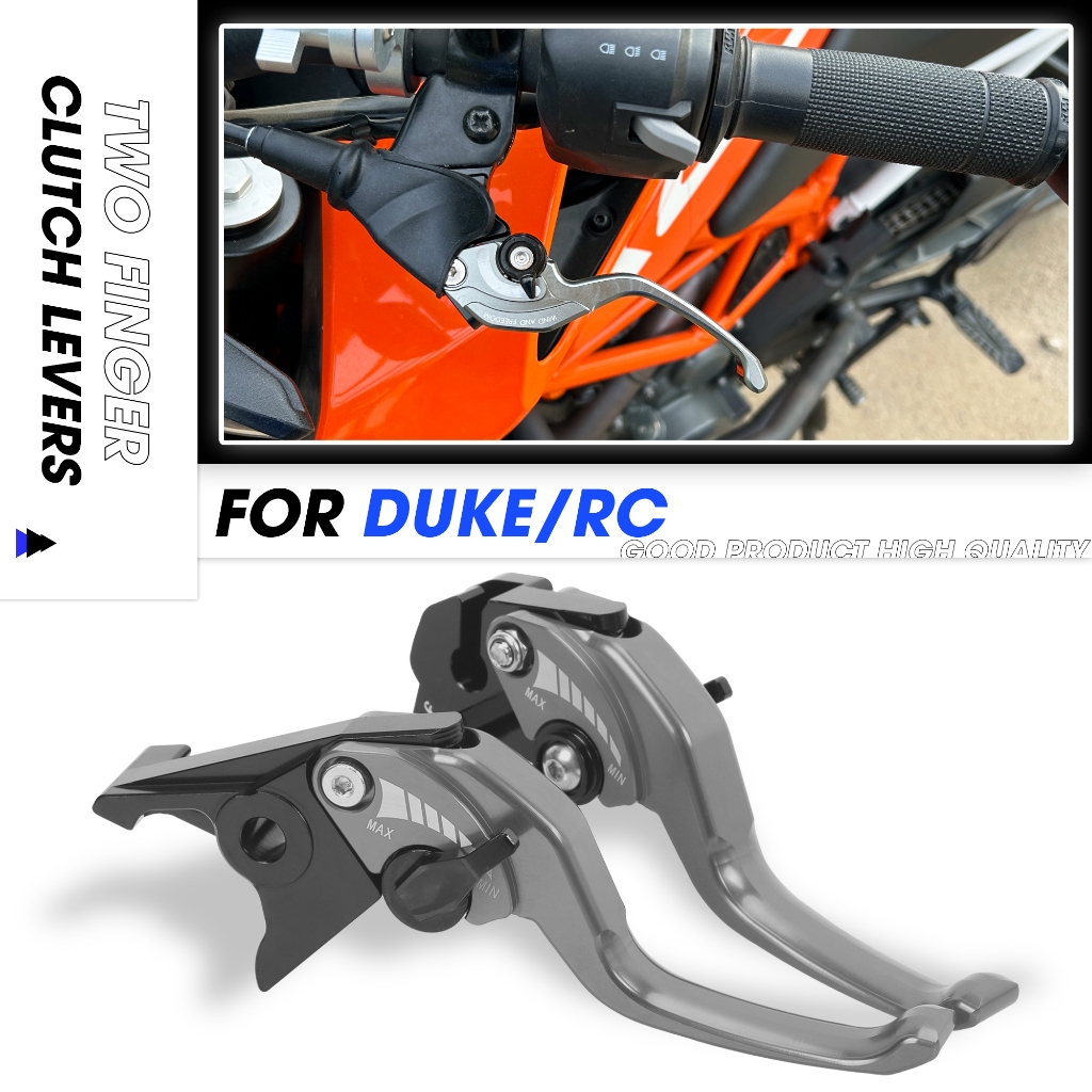 Two Fingers Effortless Short Brake Clutch Lever For KTM DUKE RC 390/250 ...