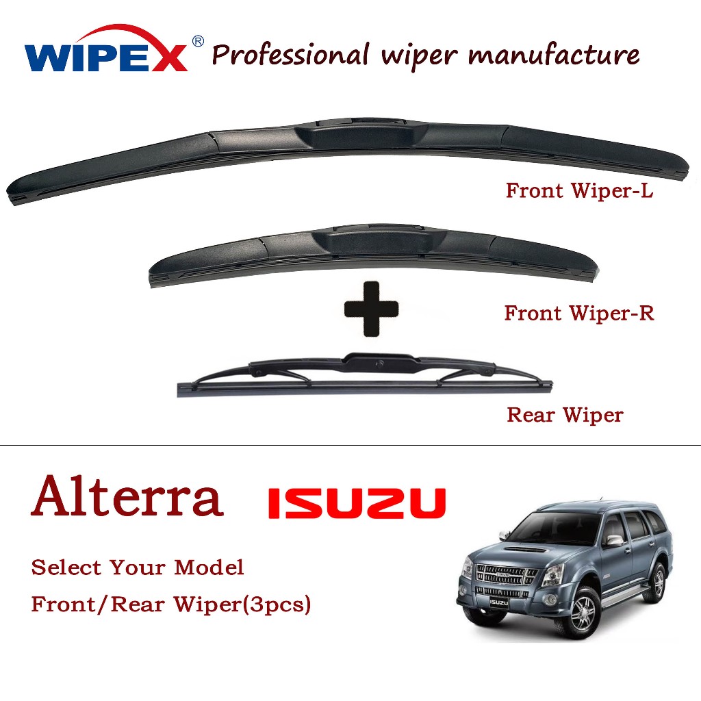 ISUZU Alterra Wiper Blade for Altera Car Window Wipers Set ( hybrid ...