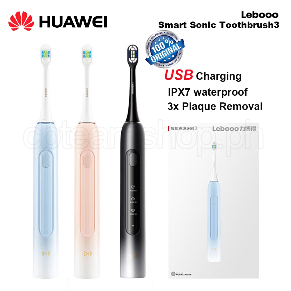 HUAWEI Smart Sonic Toothbrush 3 cleans and brightens white, 180 days of ...