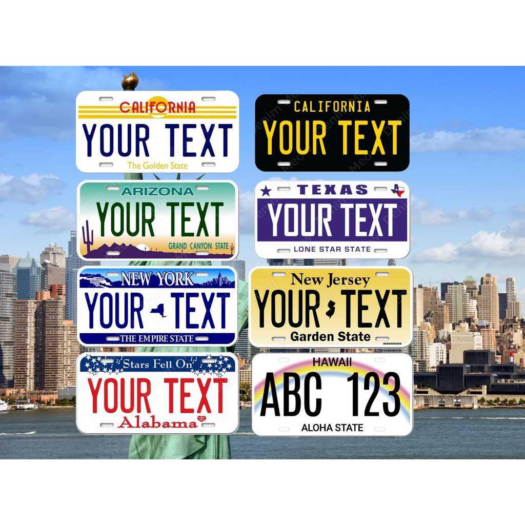 Custom Your Text United States License Plate Car License Plate HAWAII ...