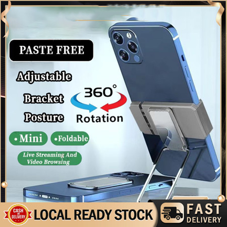 360° Rotating Folding Phone Stand Holder Metal Mechanical Phone ...