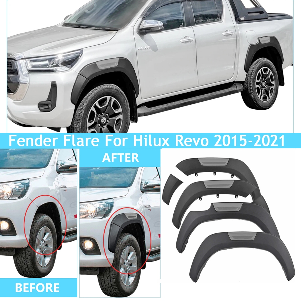 REVO Fender Flares Hilux Revo G GRS Conquest 2015-2021 Car Wheel Fender ...