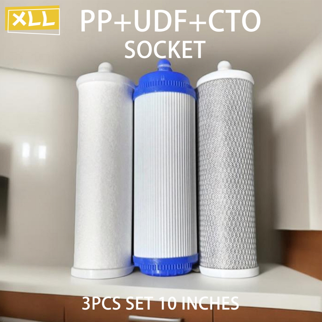 10 Inches water filter 3 Stages Home Water Purification Replacement ...