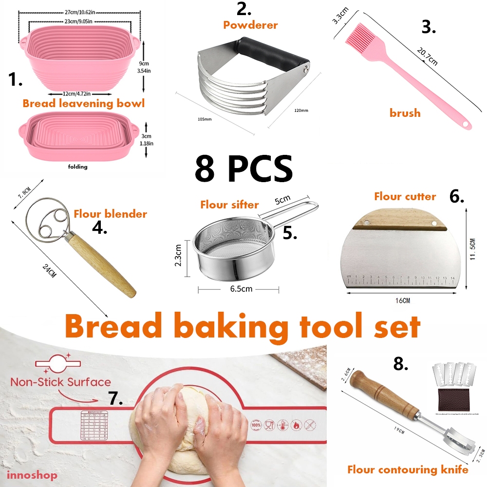 8-PCS baking tool set Starter baking set Kitchen assist baking set ...