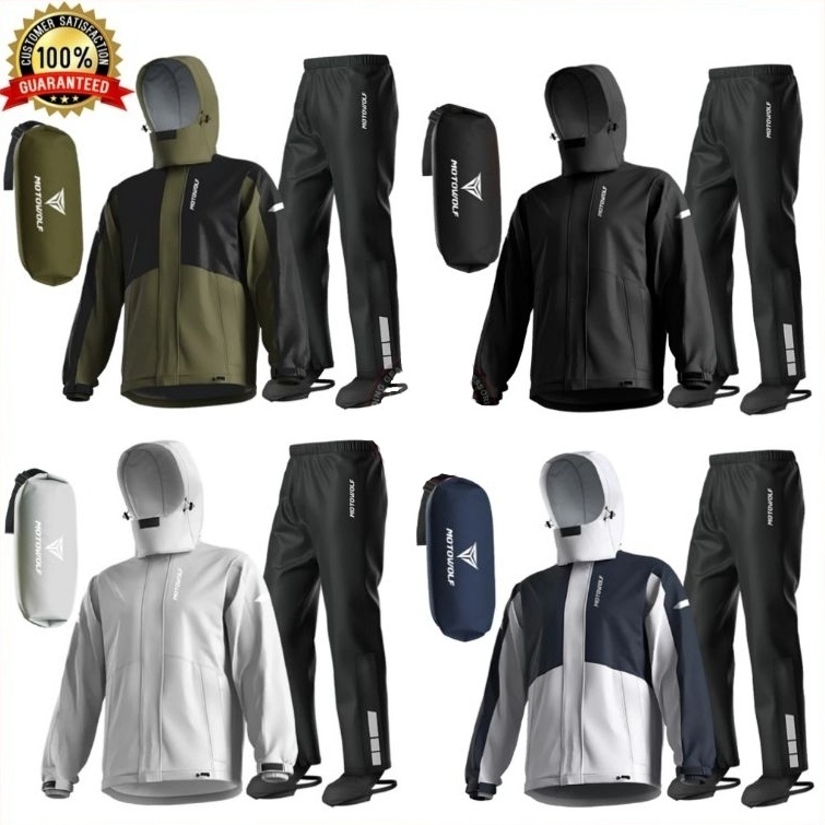 Original MOTOWOLF releases new powerful waterproof/windproof raincoat ...