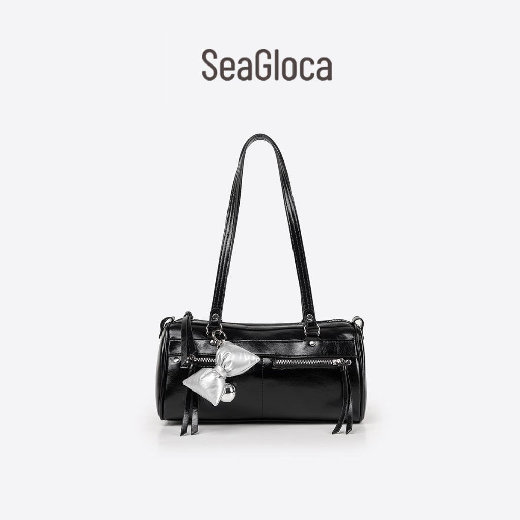 SeaGloca Stylish Casual Commuter Multi-Zip Tote Pillow Bag Light Luxury ...