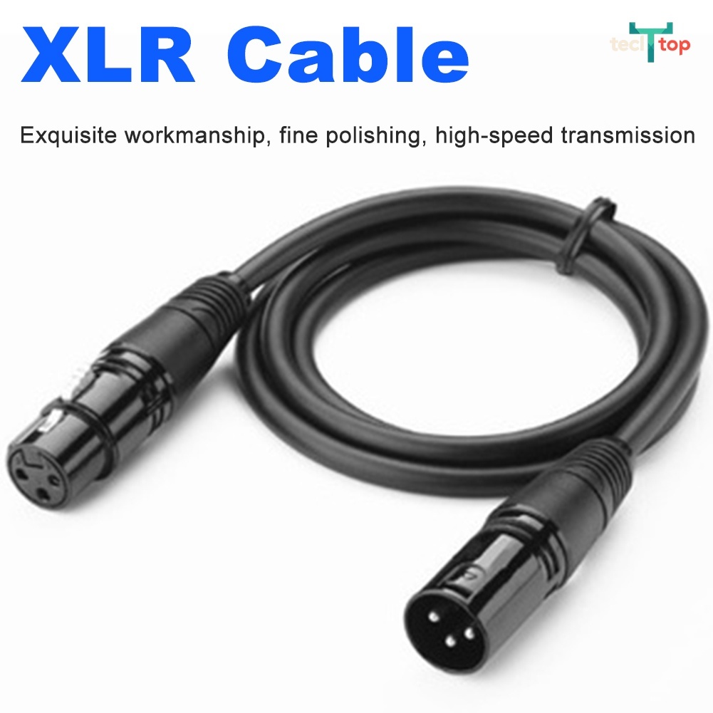 XLR Cable 1M Legit DMX Cable Audio Cord Wire Connector Male to Female ...