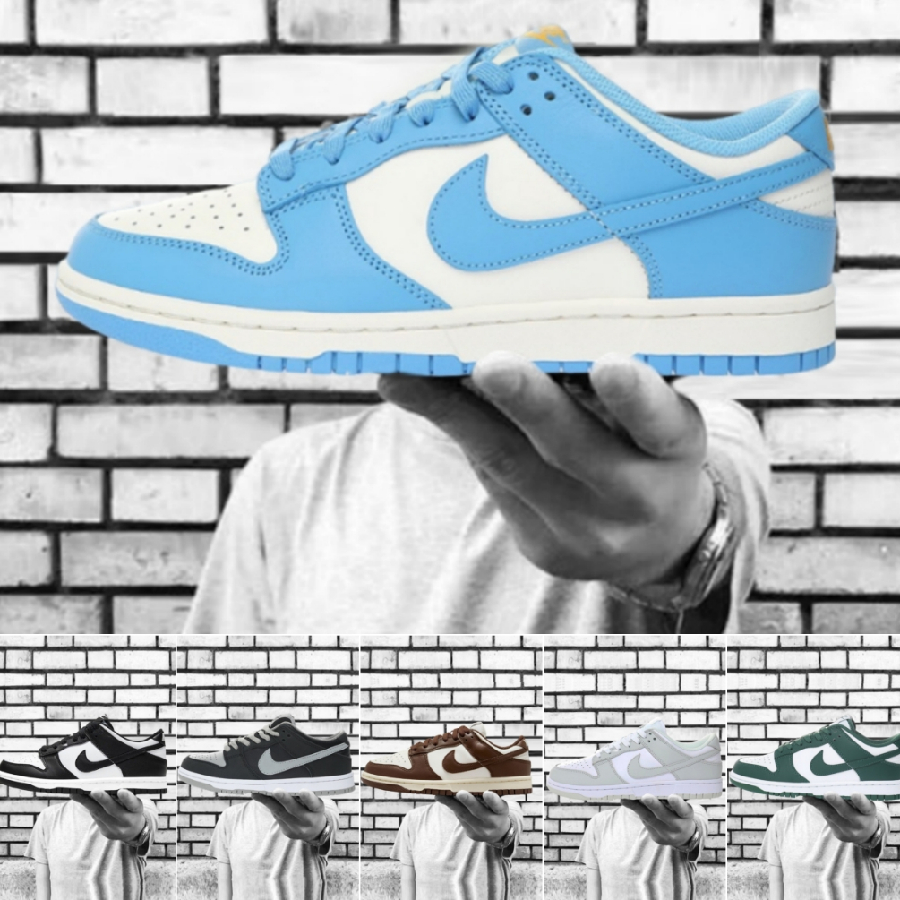 Dunk SB Low Varsity green Black White Panda men women Red Blue Coast ...