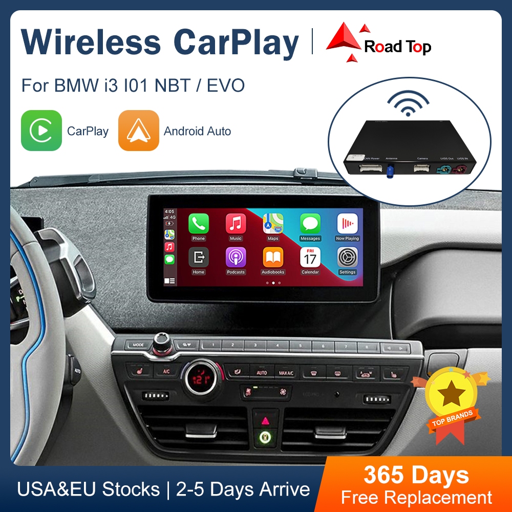 Wireless CarPlay Decoder For BMW i3 I01 NBT EVO System 2013-2020 with ...