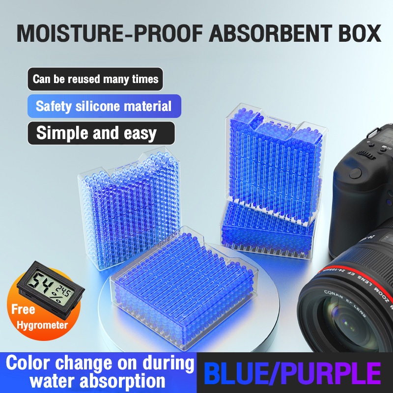 camera dry box Reusable Color Changing Silica Gel Discoloration ...