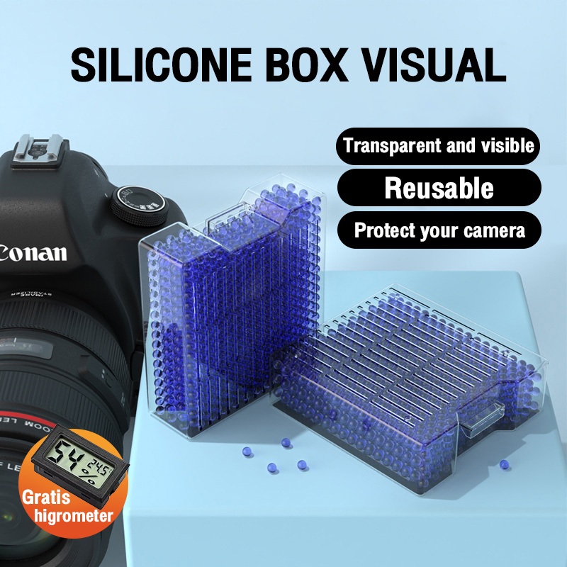camera dry box Reusable Color Changing Silica Gel Discoloration ...