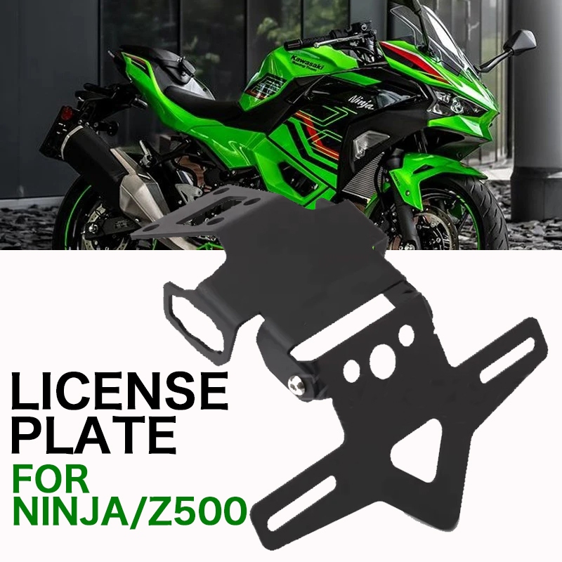 Motorcycle Accessories For Kawasaki Z500 Ninja 500 Z 500 Ninja500 SE 2024 2025 License Plate ...