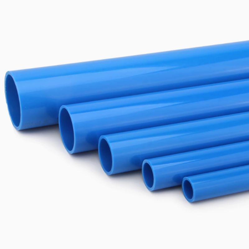 2pcs O.D 20~50mm Blue UPVC Pipe 50cm Long PVC Tube Garden Irrigation Watering Fittings Water ...