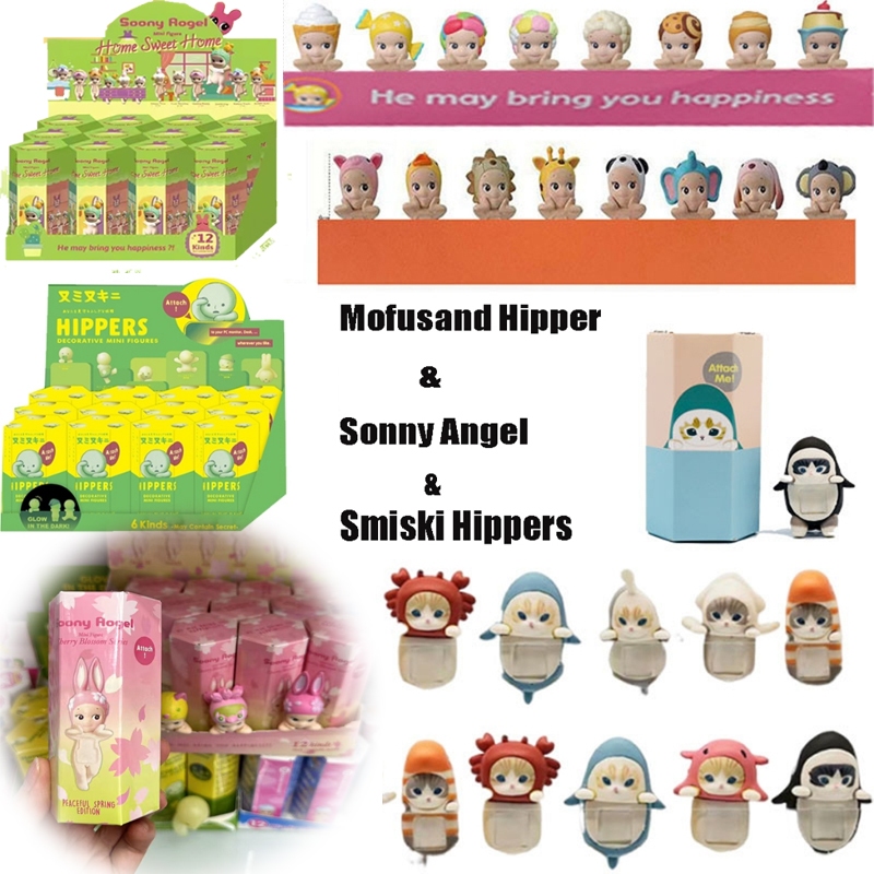 Mofusand Hipper & Sonny Angel Hipper Series PVC Mofusand Shark Cat ...