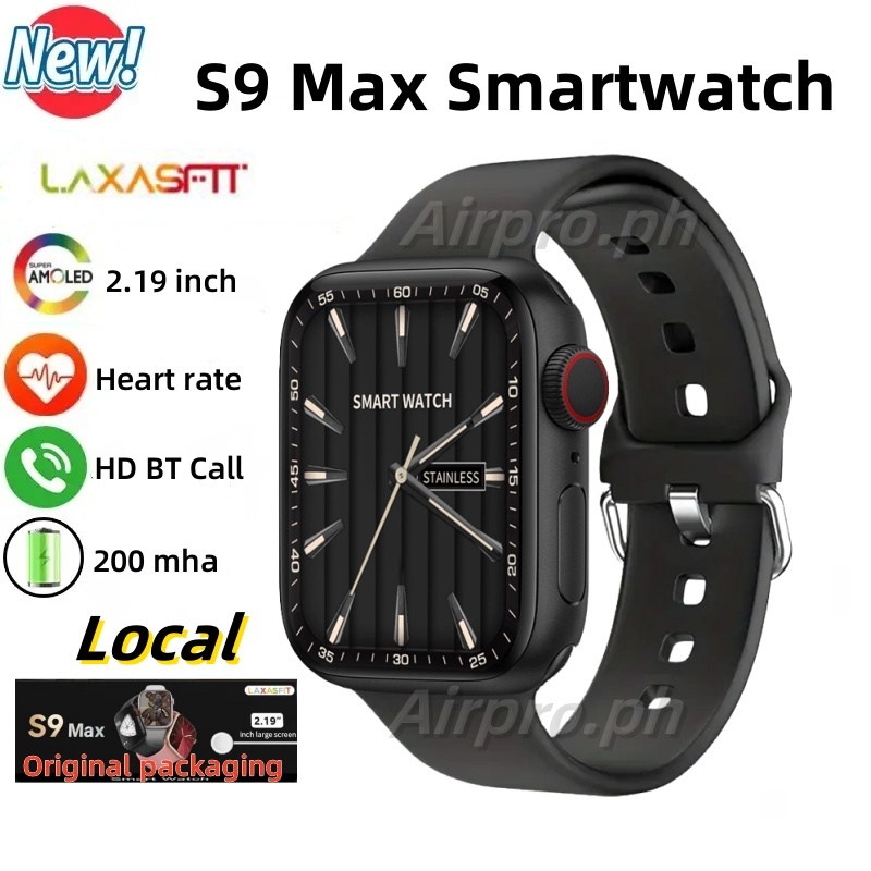 【Local shipment】LAXASFIT New S9 Max SmartWatch 2.01inch HD Screen ...