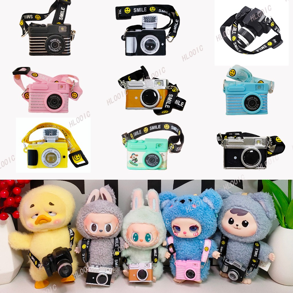 Doll Camera can flash,for Labubu DIMOO WORLD lulu pig Liila baby three ...