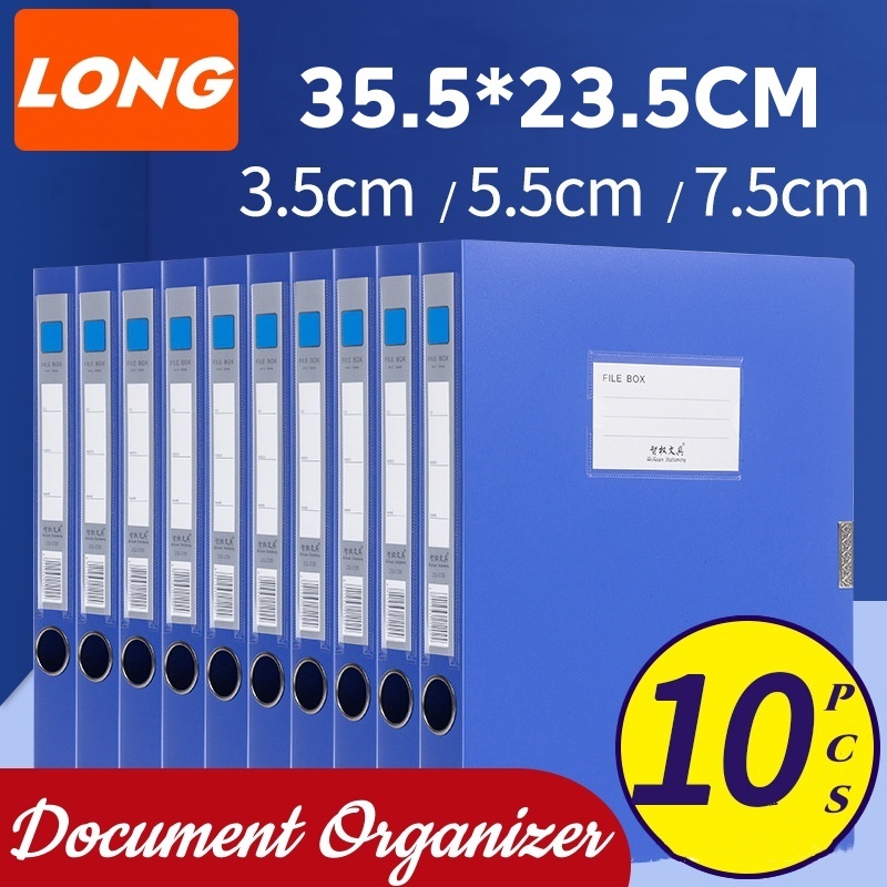 10Pcs Document Box Long File Organize Document Organizer File Case File ...