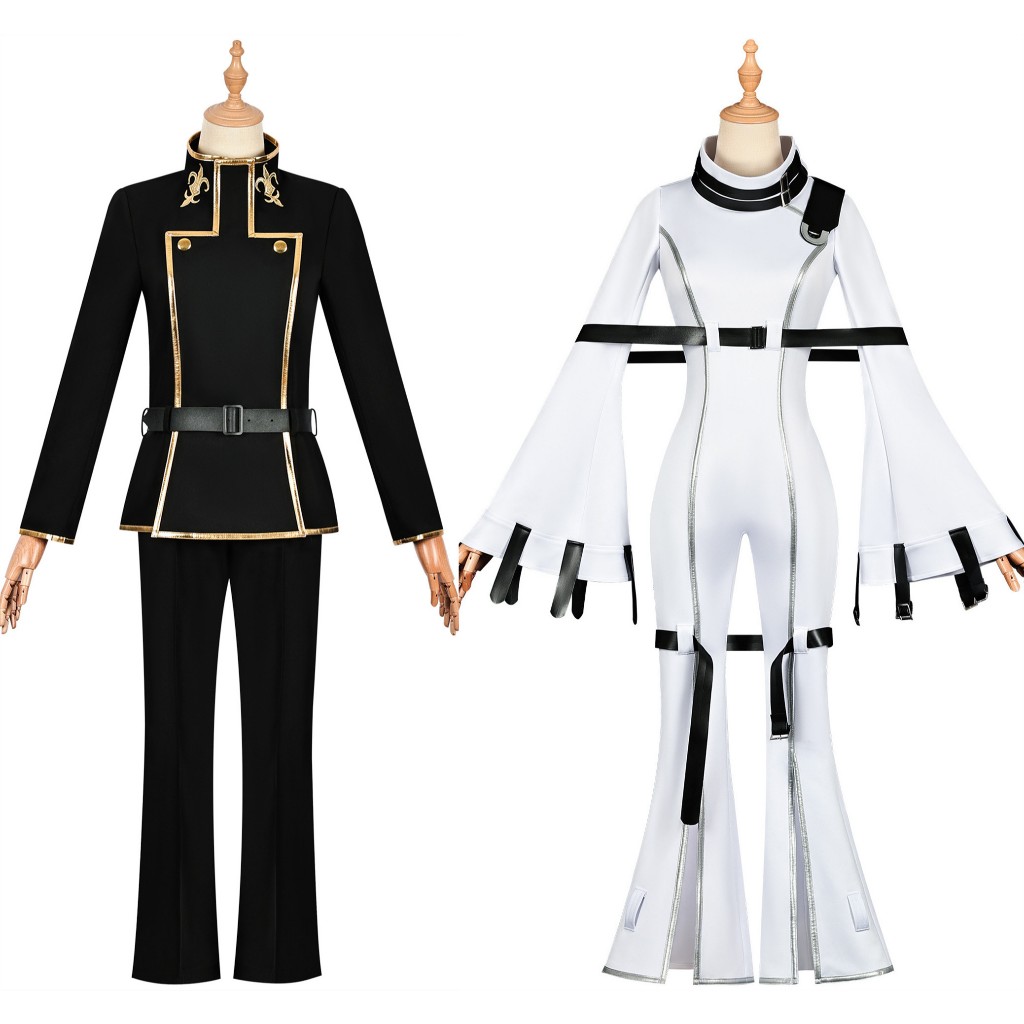 Code Geass Cos Costumes Lelouch C.C. Cosplay Costume Full Set Halloween ...