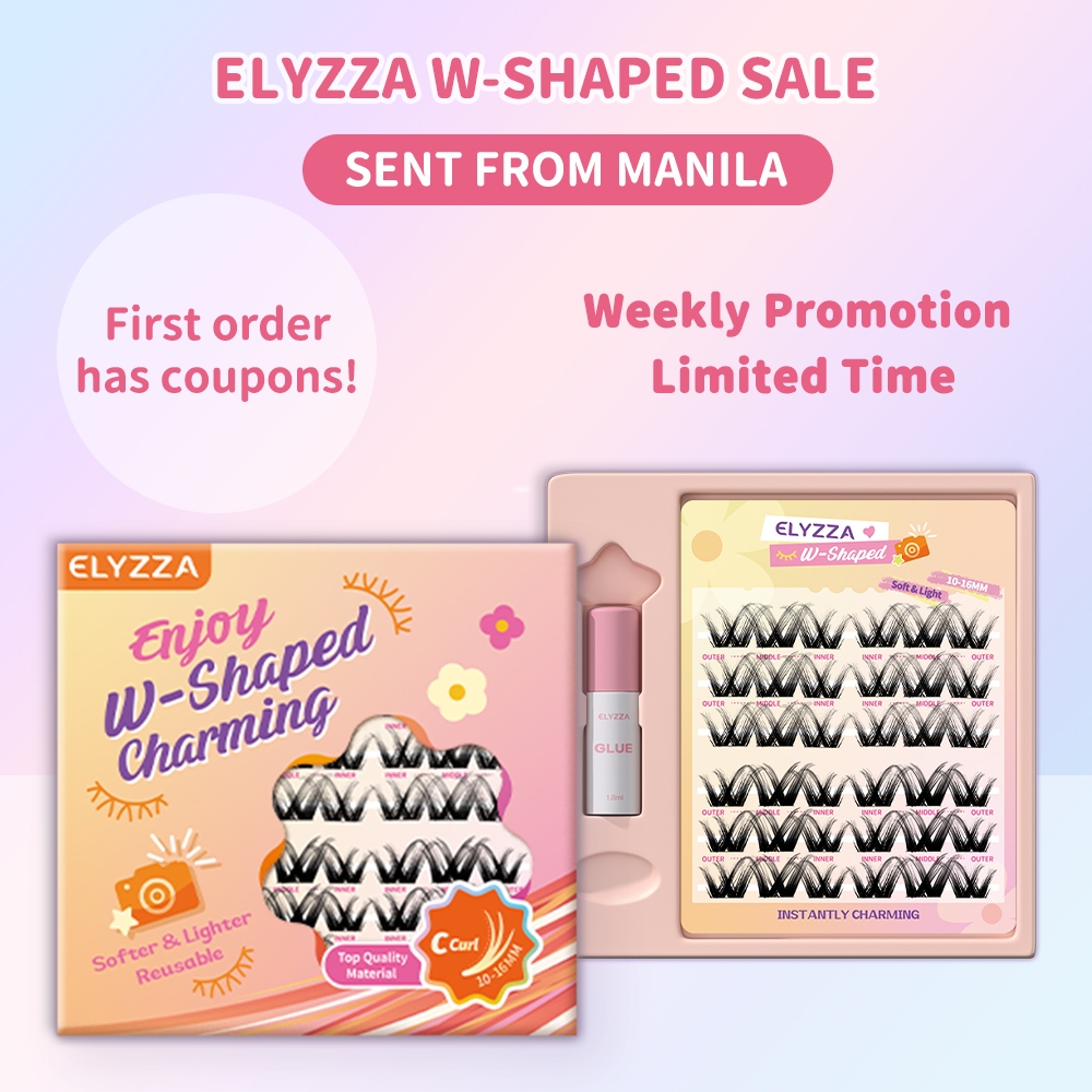 [Sent From Manila] Elyzza Limited Promotion W-Shaped Flat Tweezer 1.2ml ...