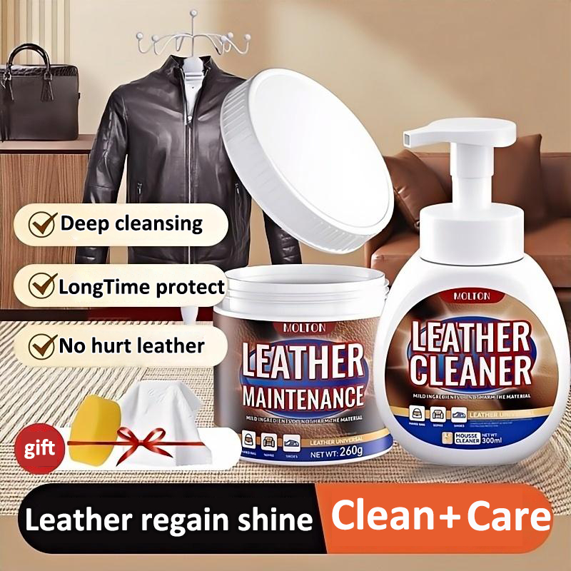 Leather Cleaner Conditioner for Genuine Leather Bags Shoes Sofa Seat ...