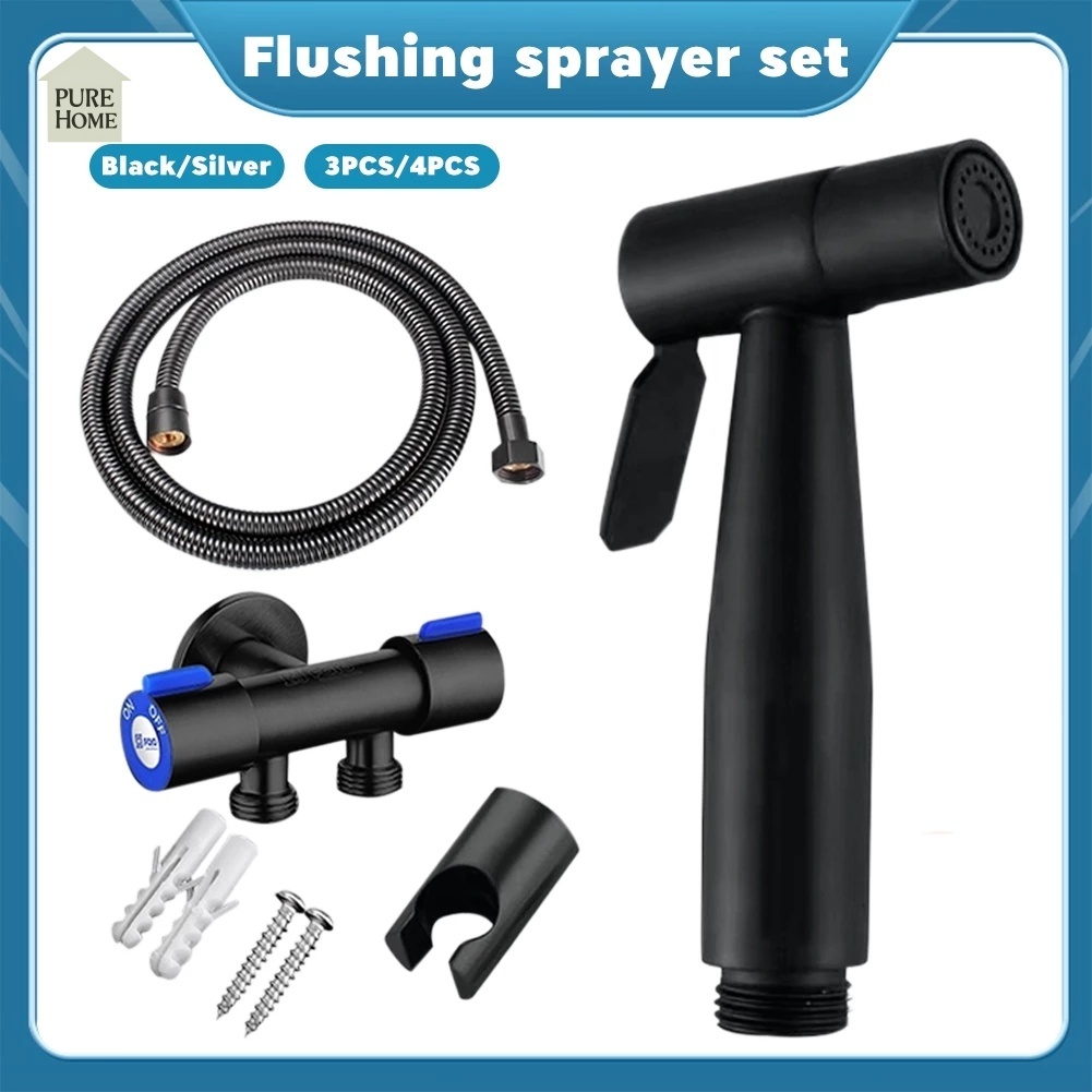 304 Bidet Spray With Hose 3In1/4In1Bathroom Hand Held Shower water ...