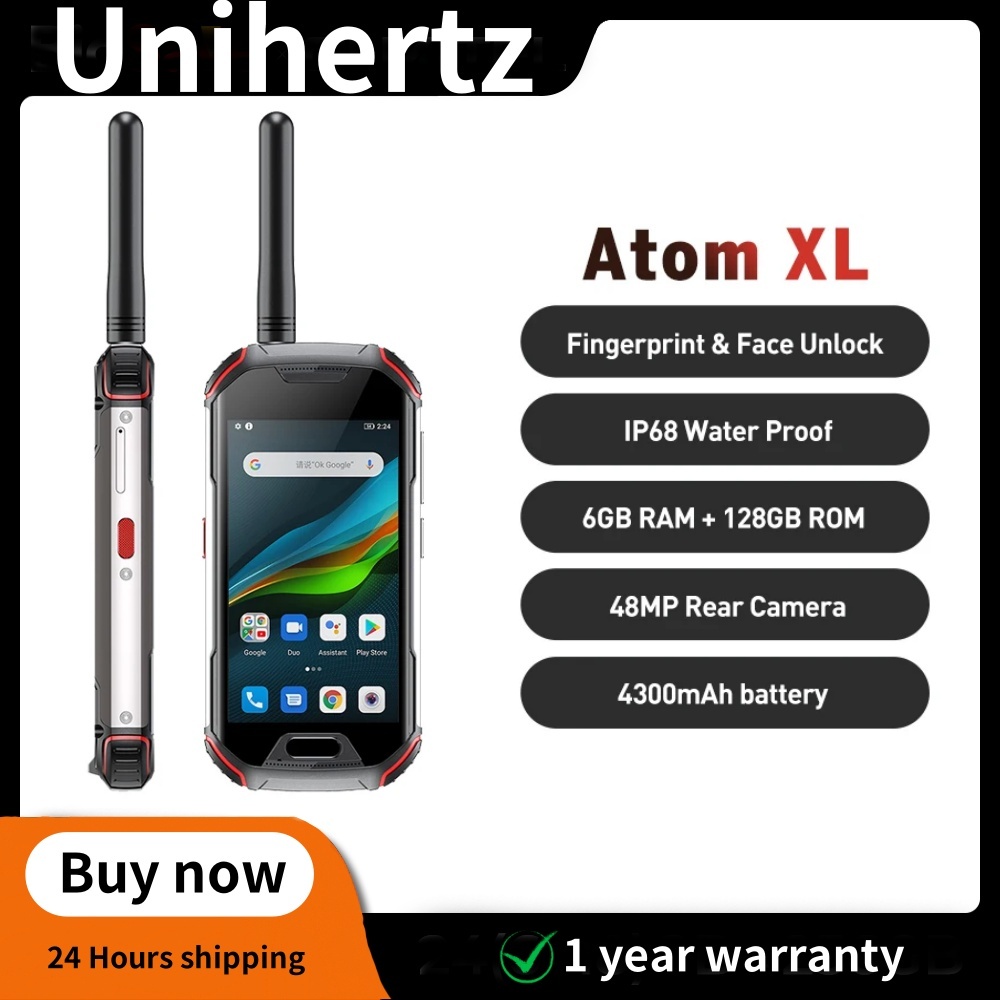 Unihertz Atom XL DMR Walkie-Talkie Rugged Mobile phone IP68 Waterproof ...