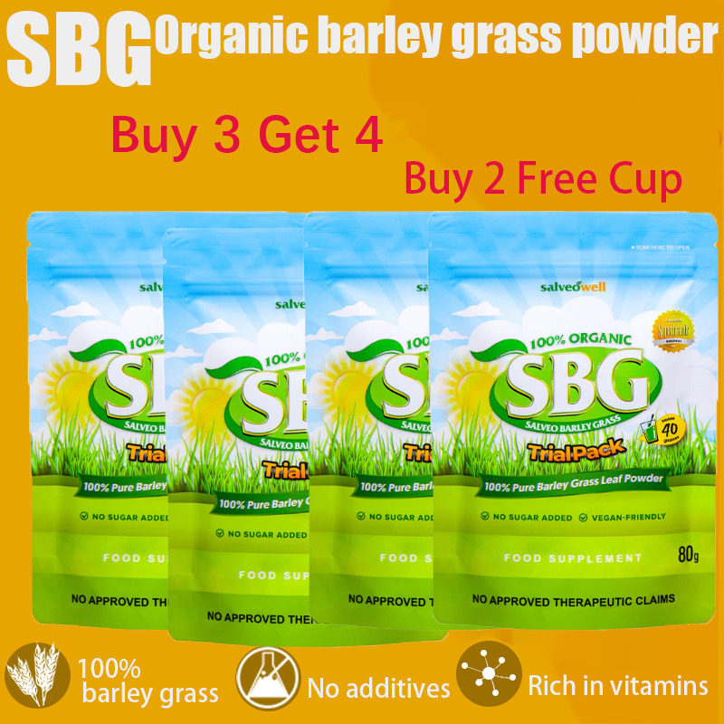 [Buy 3 Get 4 ] SBG Barley Grass Powder Original Trial Pack 80 Grams ...