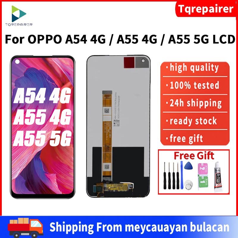 [Tqrepairer ] For OPPO A54 4G / A55 4G / A55 5G LCD DIsplay Touch Screen Digitizer Assembly ...